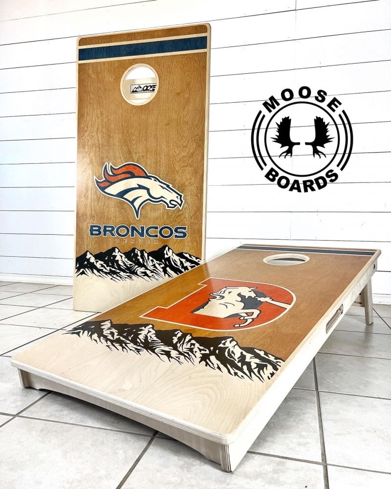 Denver Broncos Cornhole Set General Finishes Design Center